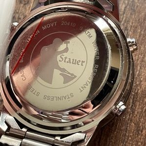Accessories | Nwt Authentic Stauer Chronograph Water Resistant Mens ...
